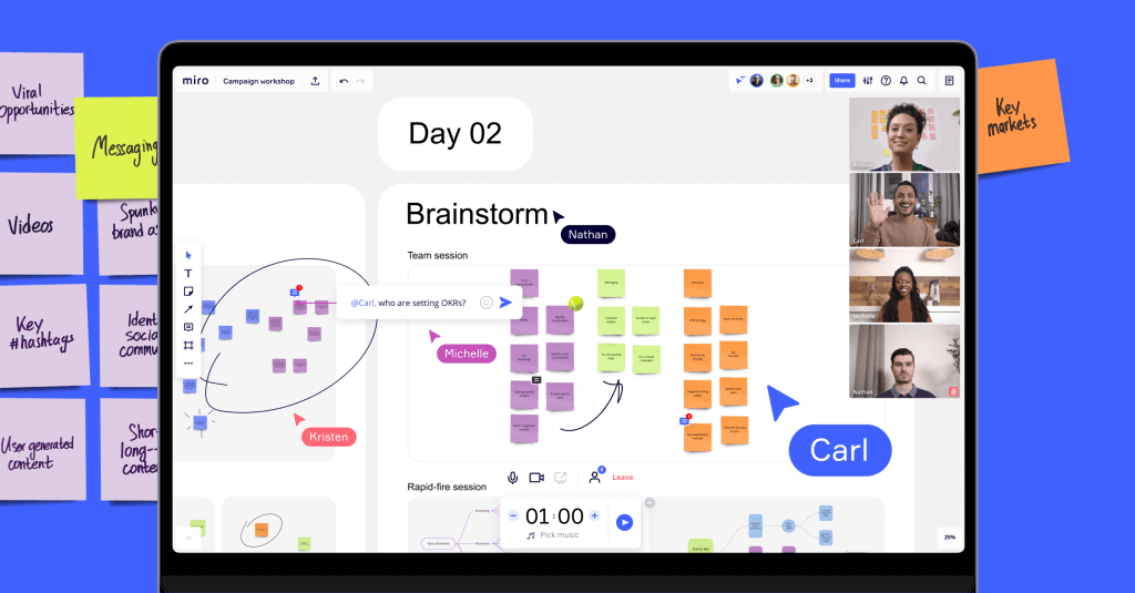Collaborate on ideas with the Post-it® App and Miro integration