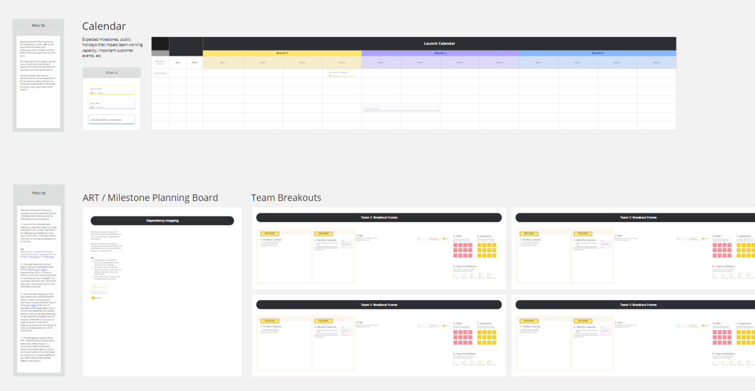 4 ways to align your project team with PI planning| MiroBlog