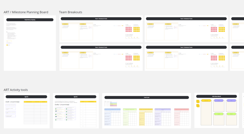 4 ways to align your project team with PI planning| MiroBlog